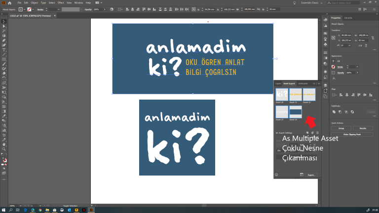 How To Export Or Save Only Selected Area (Objects) In Adobe Illustrator?